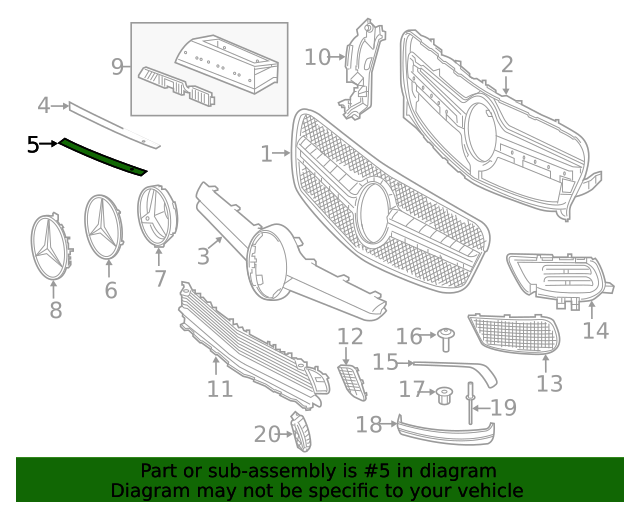 156-885-11-21 - Lower Trim 2015-2017 Mercedes-Benz | Mercedes-Benz USA ...