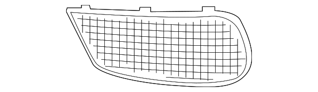 156-885-51-22-64 - Outer Grille For 2015-2017 Mercedes-Benz | Mercedes ...