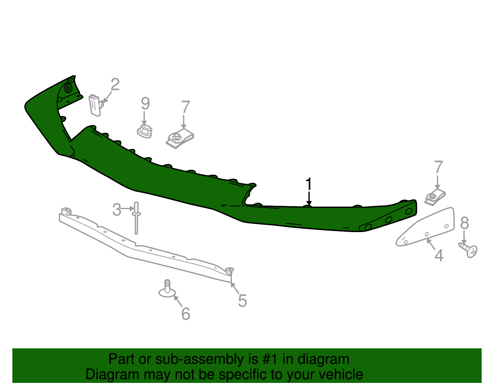 2018-2023 Chevrolet Camaro Front End Spoiler 84335736 GM ...
