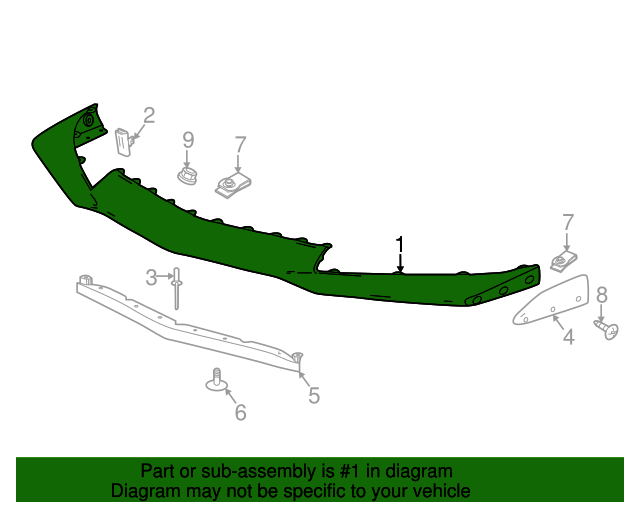 2018-2023 Chevrolet Camaro Front End Spoiler 84335736 GM ...