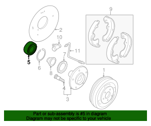 EC01-26-151A - Bearing Assembly 2001-2011 Mazda Tribute | Florida Mazda ...