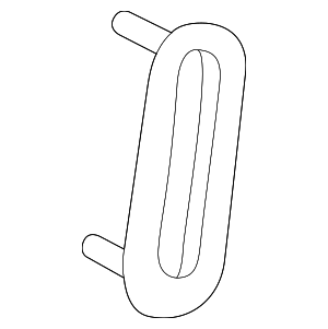1996-2009 GM Primed Driver Side Front Exterior Door Handle 25942271 GM ...