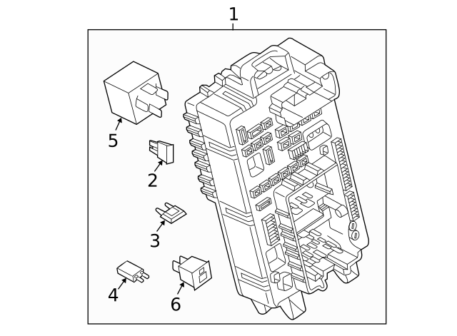 2021-2024 GM Instrument Panel Wiring Harness Junction Block 85545271 ...