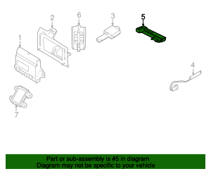 2009-2015 Ford Keyless Entry Antenna 8M5Z-19D596-A | OEM Parts Online