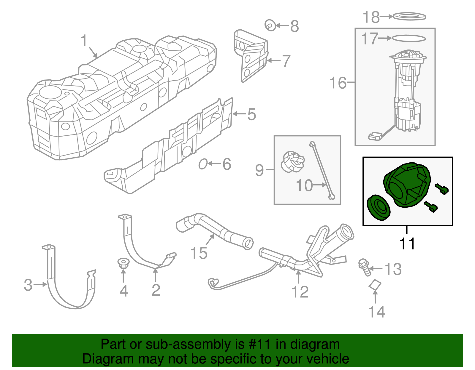 2013-2024 Ram Tube 57009245AA | Mopar Parts Canada