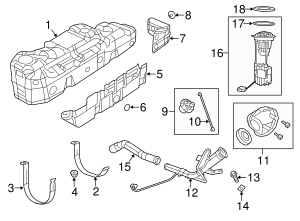 2010-2017 Mopar Fuel Tank 68242021AC | TascaParts.com