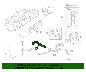2018-2022 Ram Hose 68322805ab | TascaParts.com