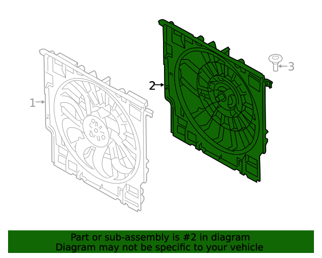 Genuine BMW 17-42-7-953-225 | Fan Shroud | FREE Shipping on Most Orders ...
