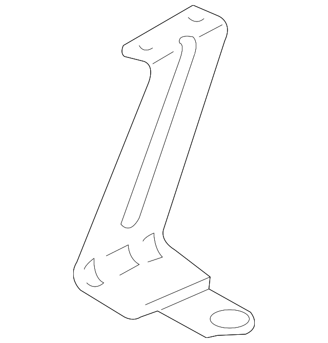 51717188835 - 2007-2014 BMW Radiator Support Splash Shield Bracket (51 ...