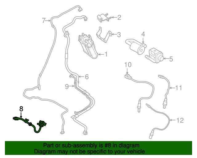 2021 Volvo S90 Evaporator Tube 32312088 | TascaParts.com
