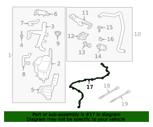 4M0-201-995-R - Breather Tube 2019-2023 Audi | Audi OEM Parts