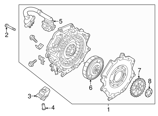 36500-2BDC0 - Motor 2017-2019 Kia Niro | Kia.Parts Store