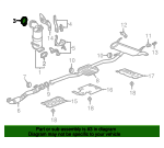 2016-2023 GM Exhaust Pipe Clamp 12643268 | GMPartsDirect.com
