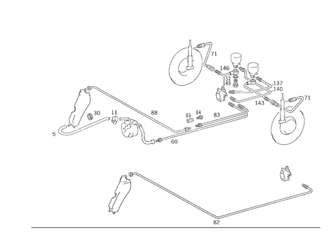 Line Arrangement in Case of Rear Self-Levelling Device for 1988 ...
