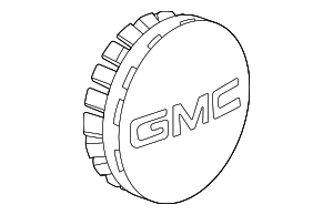 2019-2024 GMC Wheel Cap 84335832 GM | GMPartsDirect.com