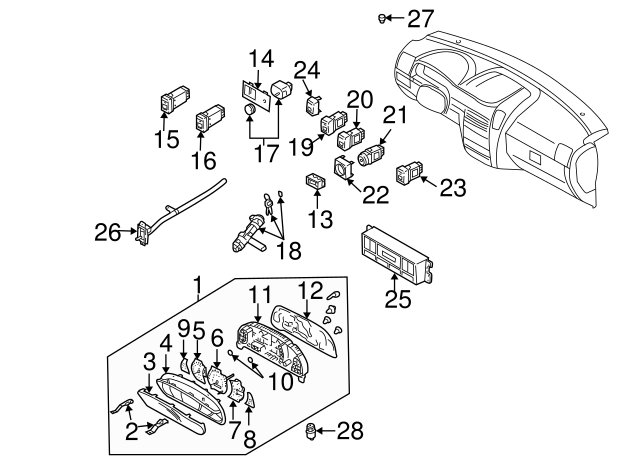 81900-3EA00 - Ignition Lock Cylinder 2004-2006 Kia Sorento | Kia.Parts ...