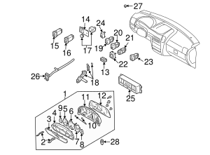 43622-4A100 - Vehicle Speed Sensor 2004-2006 Kia Sorento | Kia.Parts Store