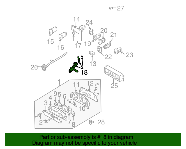 2004-2006 Kia Sorento Ignition Lock Cylinder 81900 3EA00 | OEM Parts Online