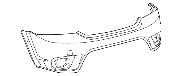 2011-2019 Dodge Journey Bumper Cover 5YB55TZZAB | TascaParts.com