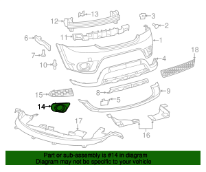 2015-2019 Dodge Journey Bezel - Passenger Side (RH) 68088686AB ...