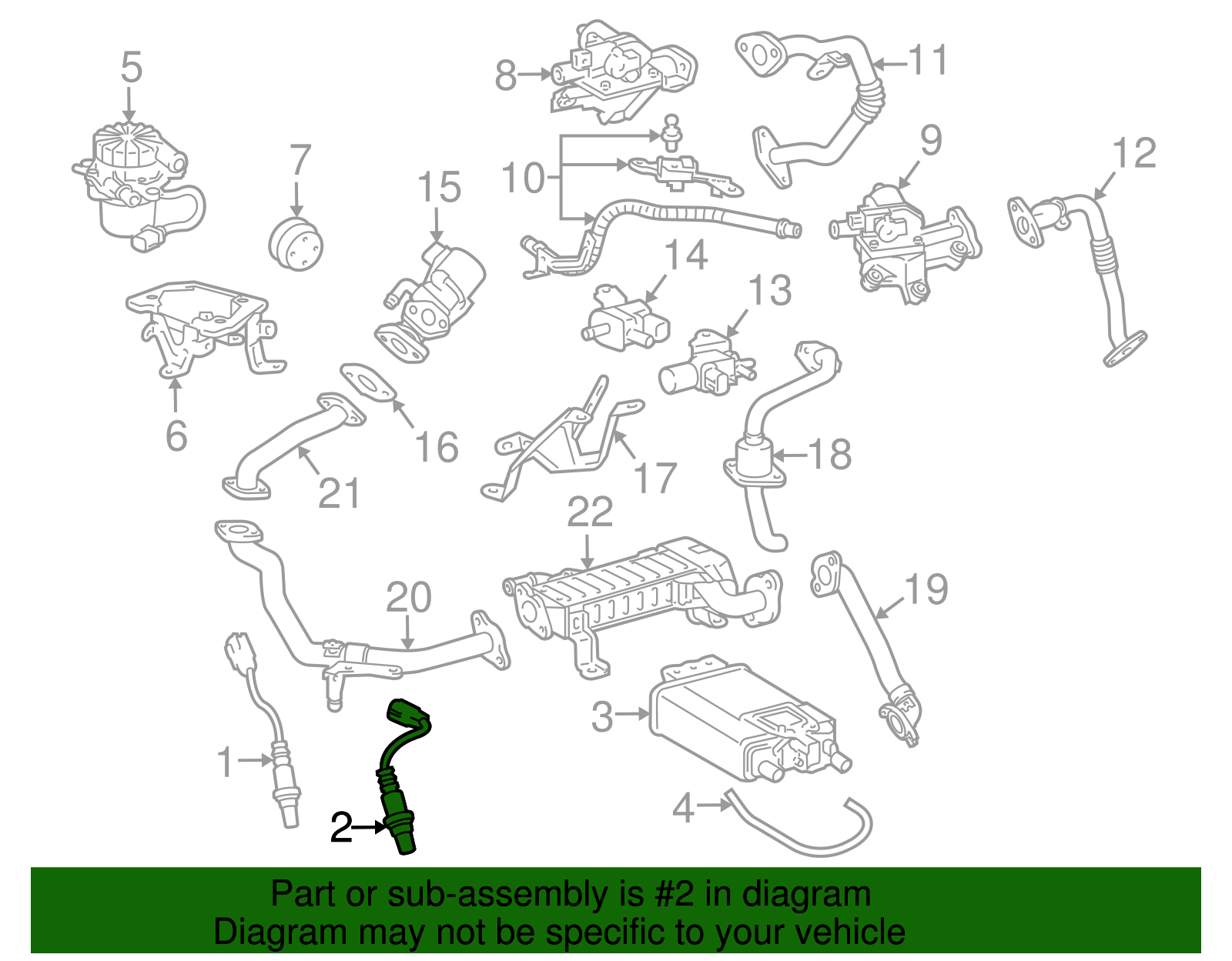 89465-35720 - 2010-2014 Lexus GX460 - Oxygen Sensor | My L Parts