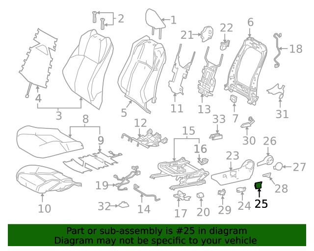 Toyota Outer Finish Panel Cap 71849-F4010-C1 | Auto Parts
