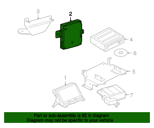 Genuine OEM Control Module Part# LR010511 Fits 2005-2009 Land Rover: Up ...