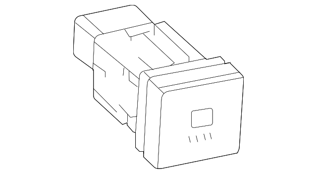 Genuine Toyota Sunroof Switch part# 84721-0R021 for 2023-2025 Toyota ...