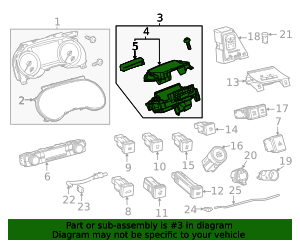 2020 Toyota Highlander Head-Up Display 83108-0E040 | OEM Parts Online