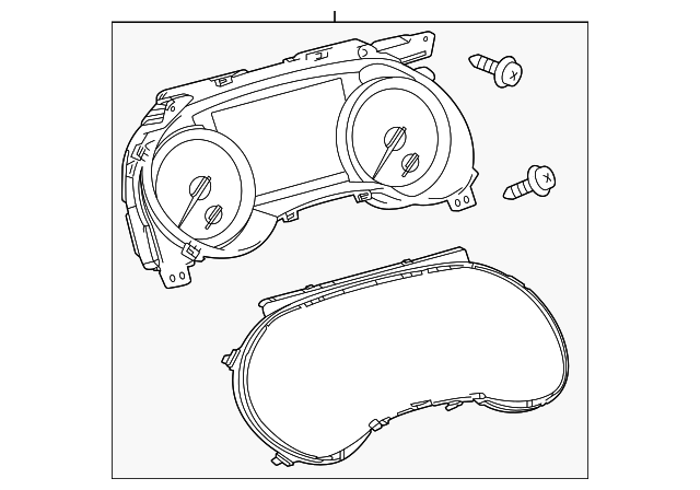 2022 Toyota Highlander Cluster Assembly 83800-0ER60 | OEM Parts Online
