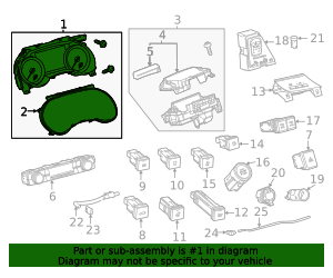 83A00-0E380 - Cluster Assembly 2024 Toyota Highlander | Longo Toyota Parts