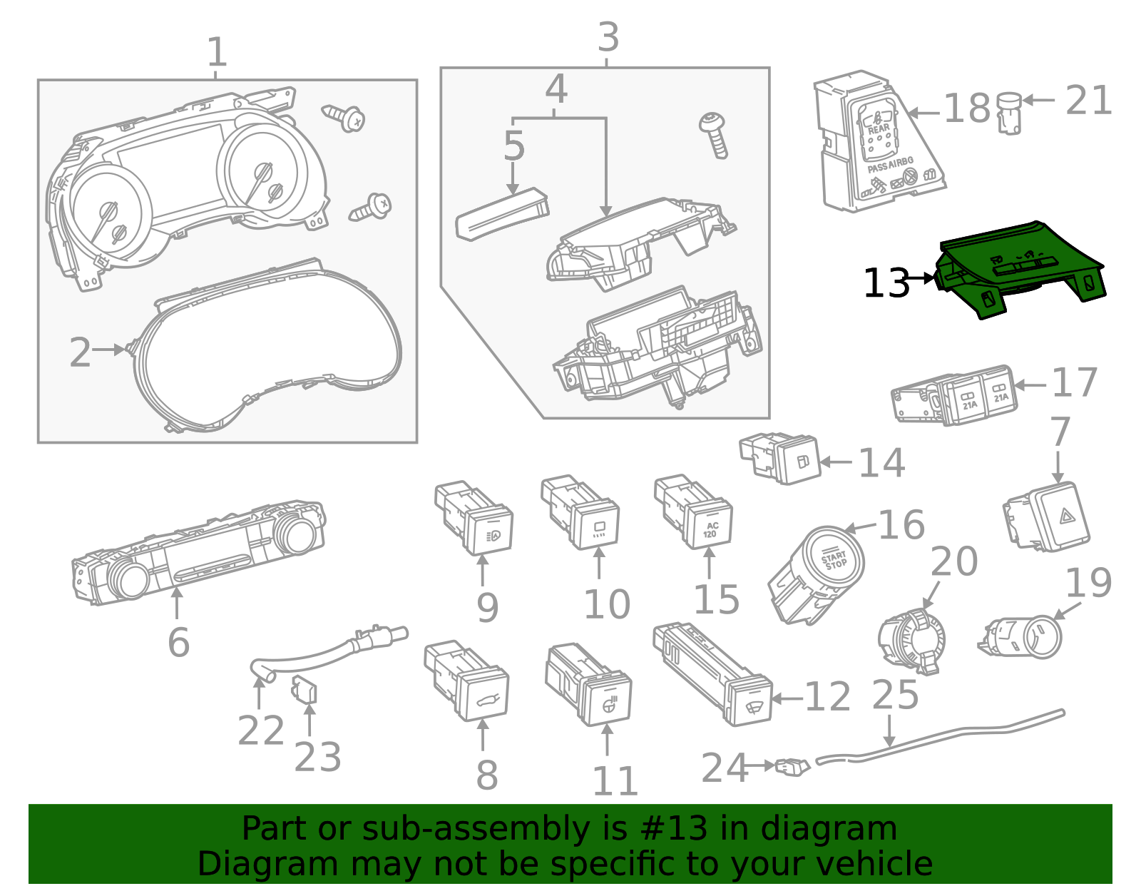 84975-0E021 - Switch 2023-2024 Toyota Highlander | AutoNation Parts