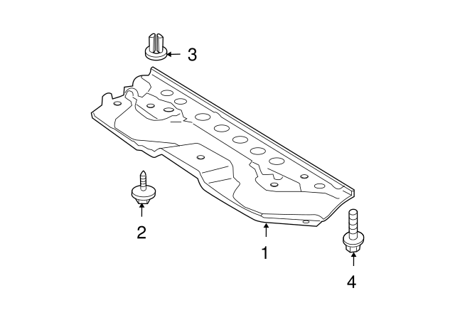 51410-0C030 - Radiator Support Splash Shield 2007-2021 Toyota Tundra ...