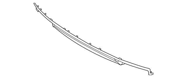 2020-2021 Genesis G90 Cover Rear Bumper Lower 86612-D2500 | QuirkParts