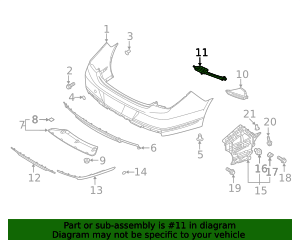2020-2021 Genesis G90 Lamp Assembly Rear R Refl Left-hand 92405-D2510 ...