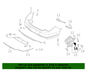 2017-2024 Hyundai Side Bracket Retainer 86625-2B001 | OEM Parts Online