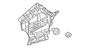 2020-2022 Genesis G90 Bracket Assembly Rear Bumper Side Right-hand ...