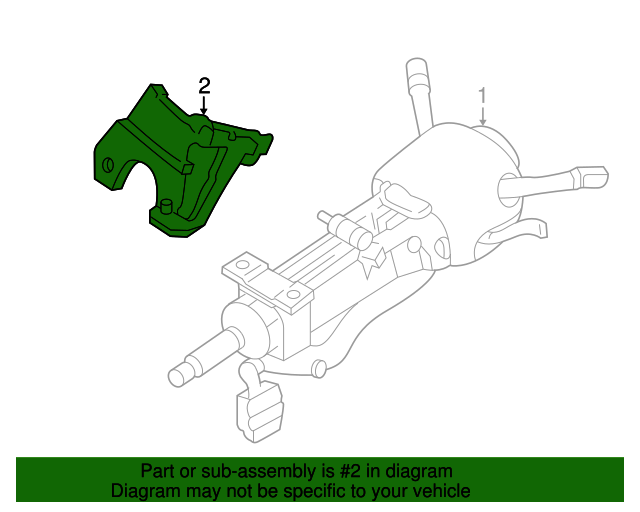 2000-2005 GM Bracket 25743277 | GMPartsDirect.com