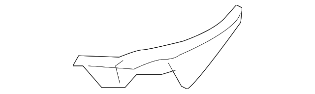 2014-2021 Toyota Tundra Cowl Seal (Left, Front) 53867-0C040 | Toyota ...