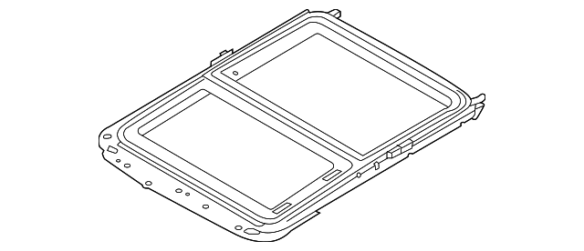 2021 Nissan Rogue Sunroof Frame 91306-6RA0A | TascaParts.com