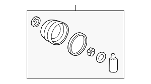 Genuine Inner Boot for 2017-2020 Hyundai | Part# 49542-F2305 | Hyundai OEM Parts Direct