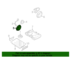 LR072954 - Speaker 2017 Land Rover Range Rover Evoque | AutoNation Parts