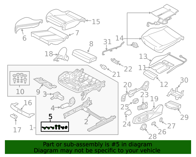 3Q0-898-716-A - Adjust Motor Mount Kit 2018-2023 Audi | Audi OEM Parts