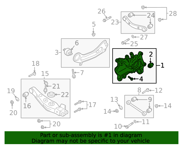 2019-2020 Hyundai Santa Fe Knuckle 52710-S1000 | OEM Parts Online
