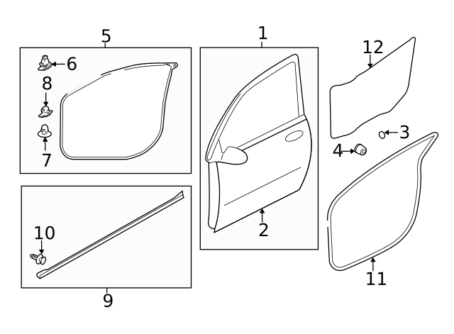 2018-2023 Mitsubishi Eclipse Cross Outer Panel 5700A963 | QuirkParts