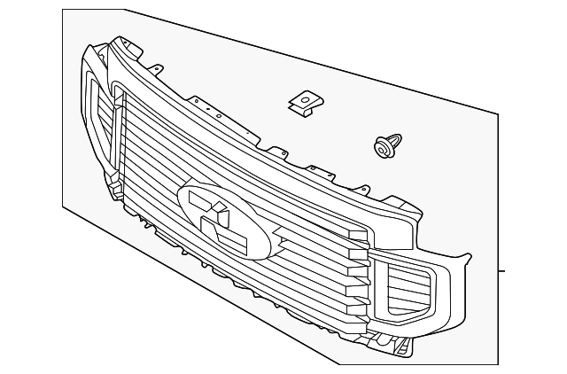 Genuine OEM Ford Part - Grille Assembly LC3Z-8200-GA | Genuine OEM Ford ...