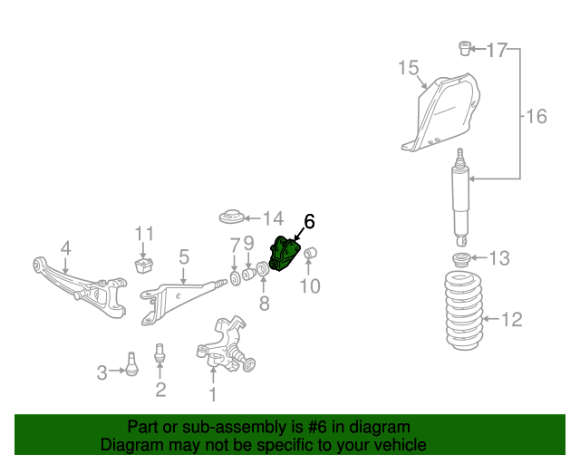 1992-2007 Ford OEM NEW Ford 1992-2007 E150 E250 E350 Left Radius Arm ...