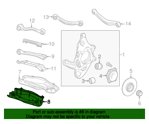 2015-2023 Mercedes-Benz Lower Control Arm Cover 205-352-30-00-64 | MB ...