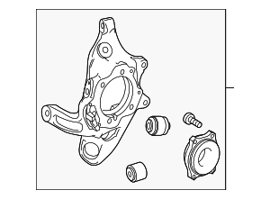 205-350-98-13-64 - Knuckle Assembly 2015-2020 Mercedes-Benz | Mercedes ...