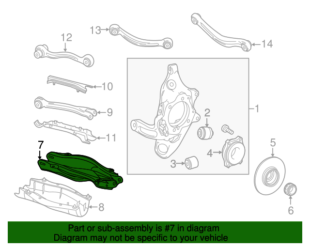2015-2023 Mercedes-Benz Lower Control Arm 205-352-20-00 | MB OEM Parts
